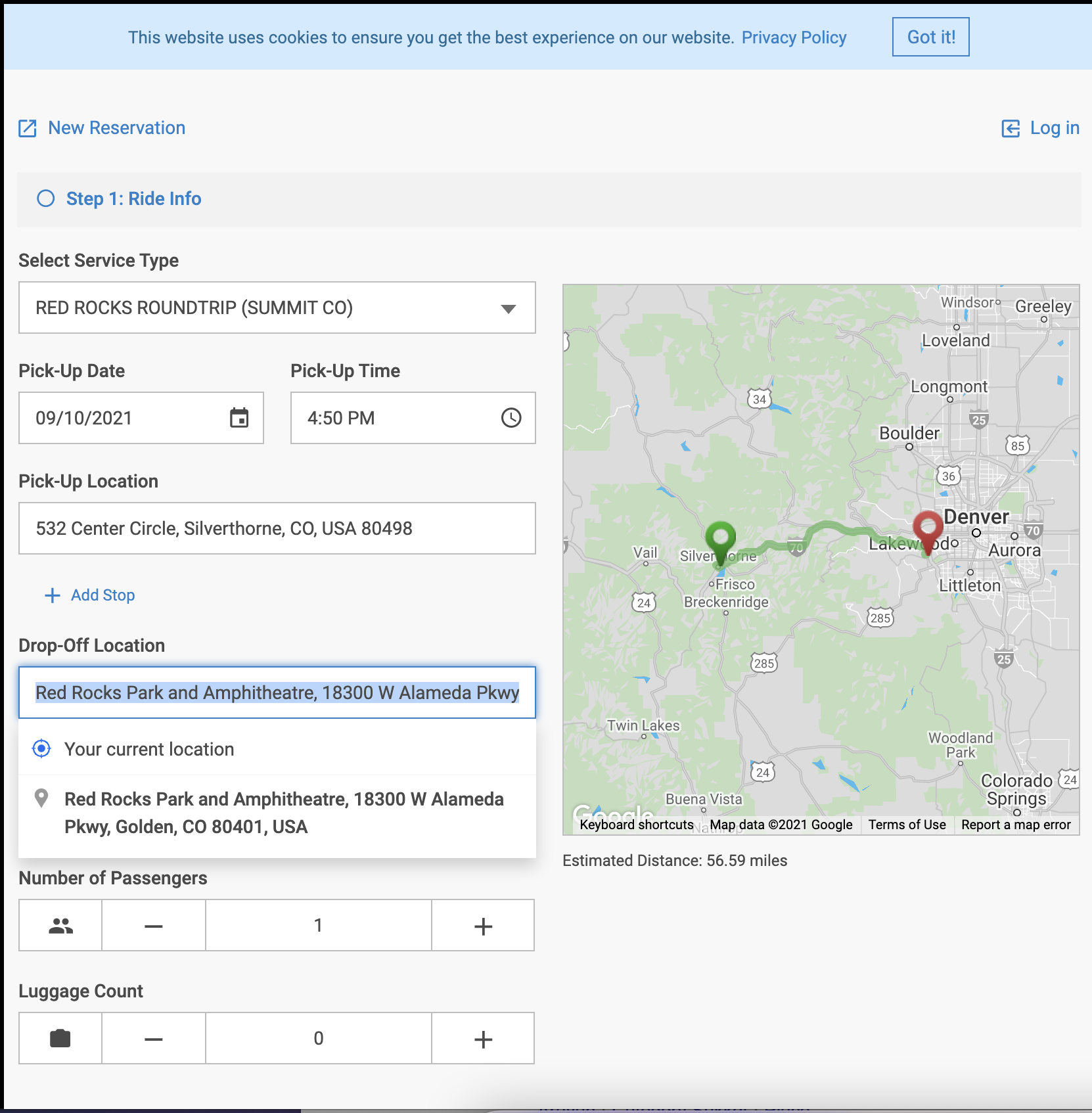 Red Rocks Transportation – Gold Rush Transportation